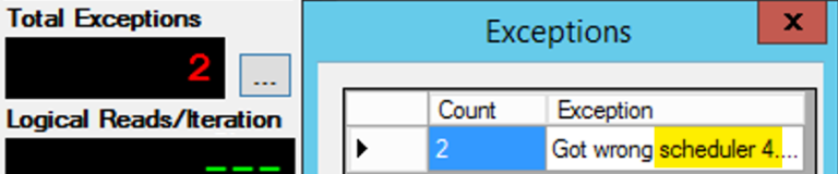 SQLQueryStress-Exception - SQLPerformance.com